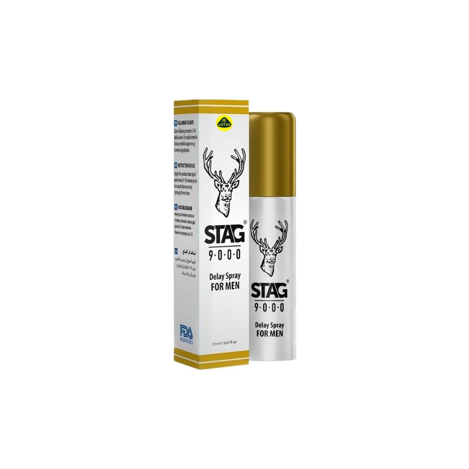 بخاخ التأخير ستاغ 9000 من لوتوس - Stag 9000 Delay Spray - تركيا ستور
